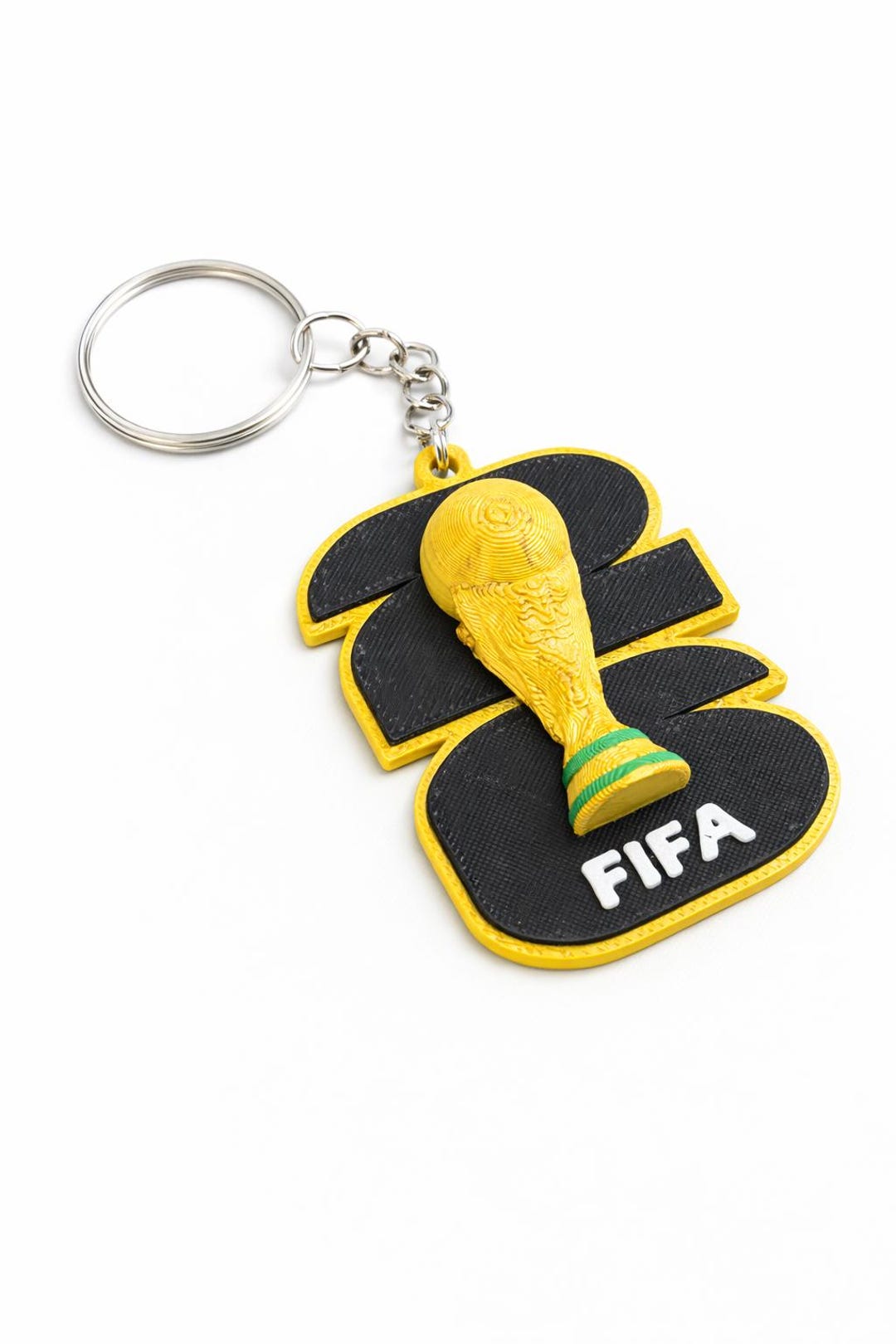 3D Printed World Cup Trophy Keychain | Soccer Football Fan Souvenir ...