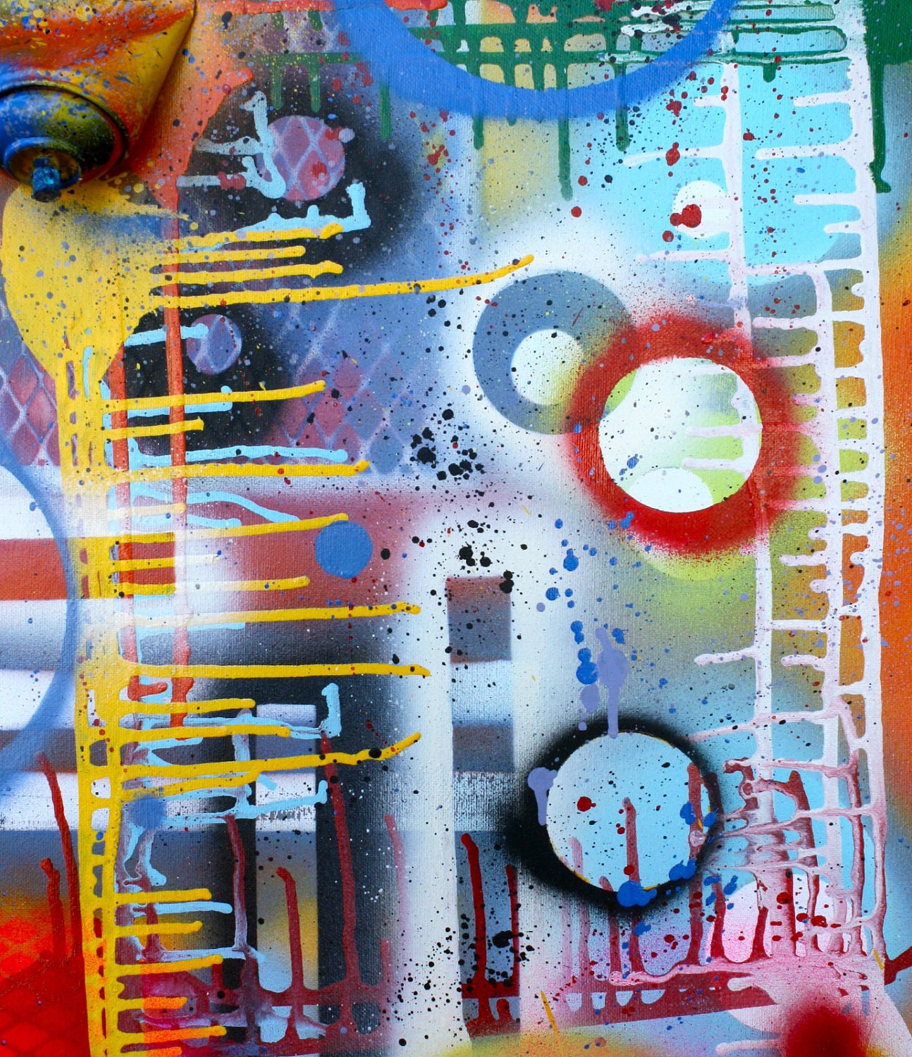 Spray Paint Abstract Art