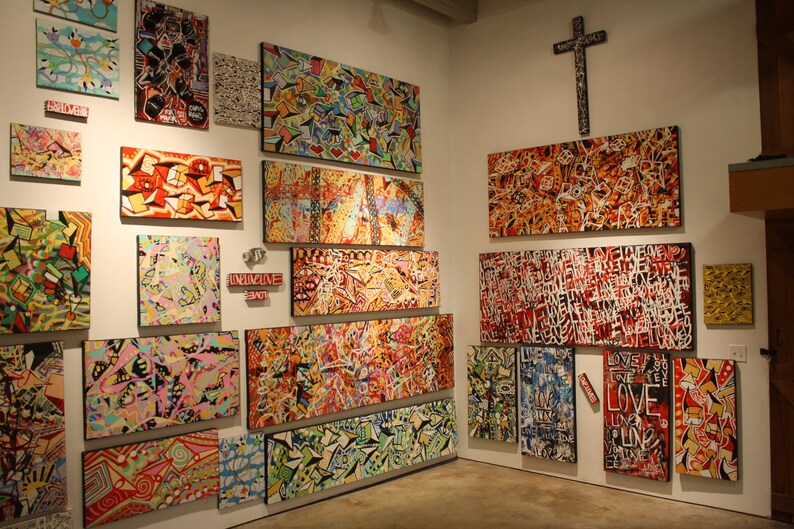 Abstract Fine Art Urban Cubism Surrealism Pop Street Original - Etsy