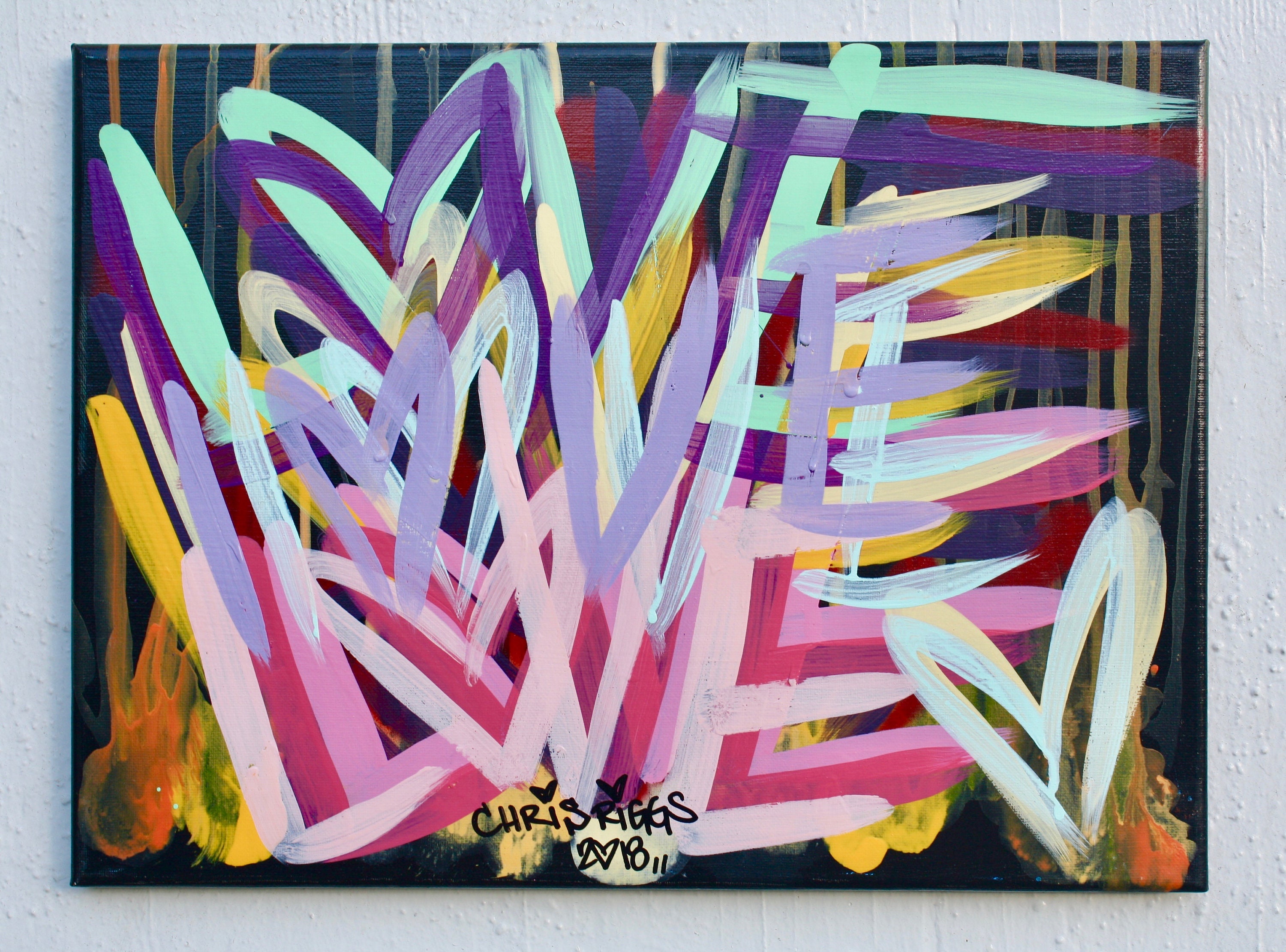 16 X 12 Inches Love Street Art Graffiti Contemporary Free - Etsy