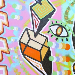 ORIGINAL Surrealism Cubism Abstract Street Art Urban Pop Painting - Etsy