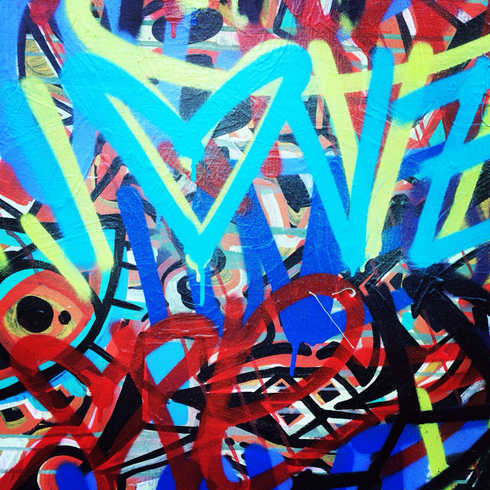 PORTRAIT Cubism Fine Street Art Modern Contemporary Pop Art Canvas ...