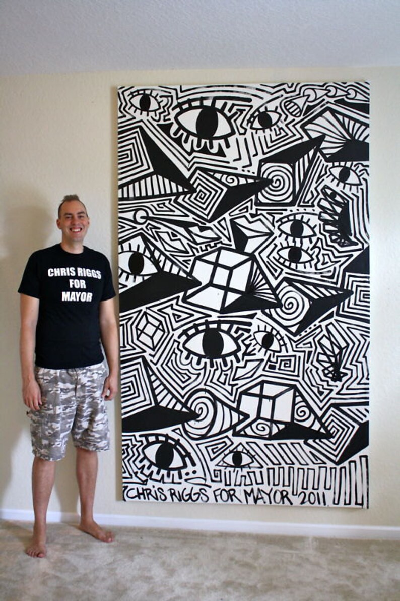 FREE SHIPPING Original Abstract Large Painting Contemporary Minimalism ...