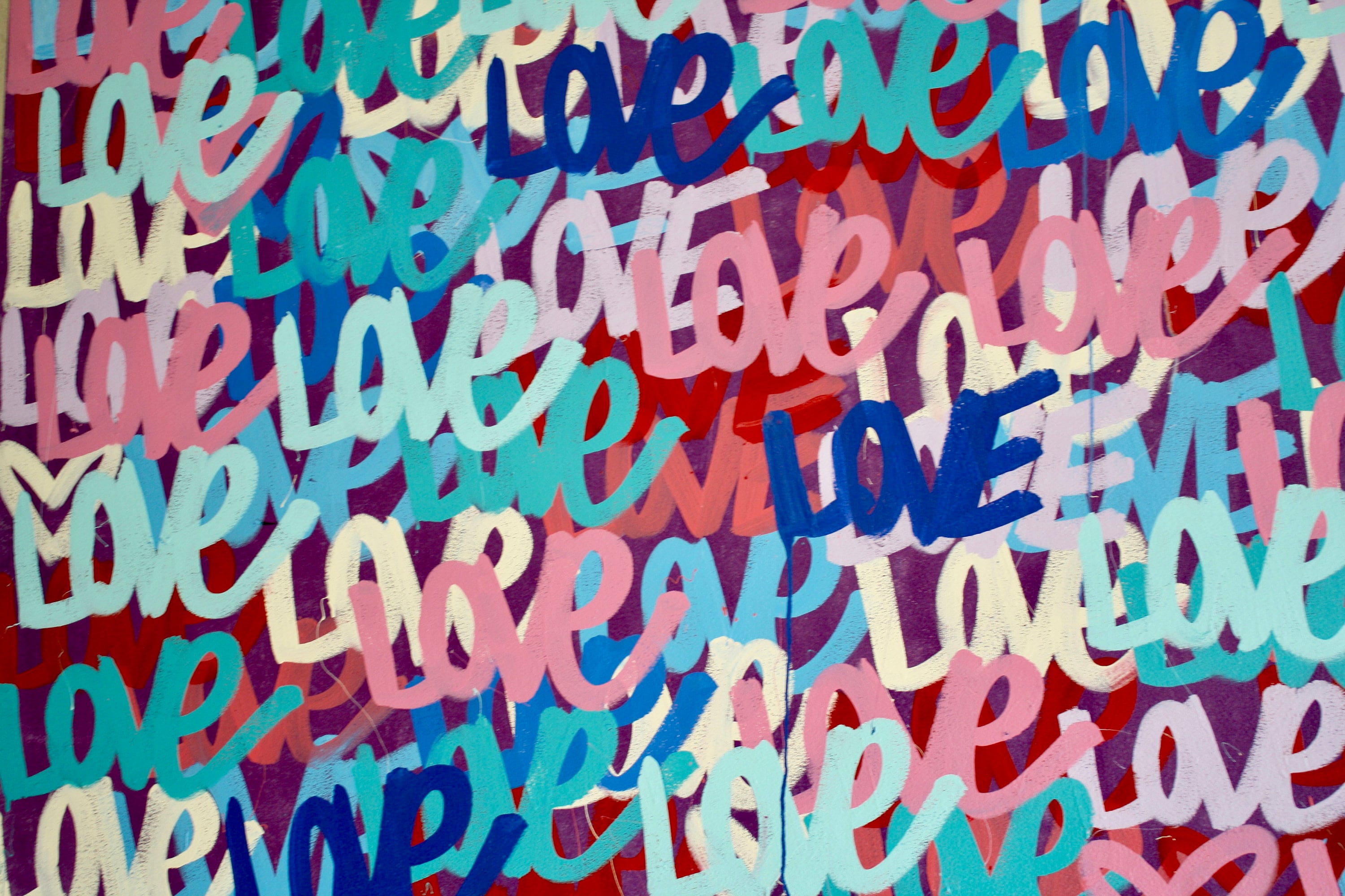LOVE 97 X 41 Love Original Free Shipping Street - Etsy