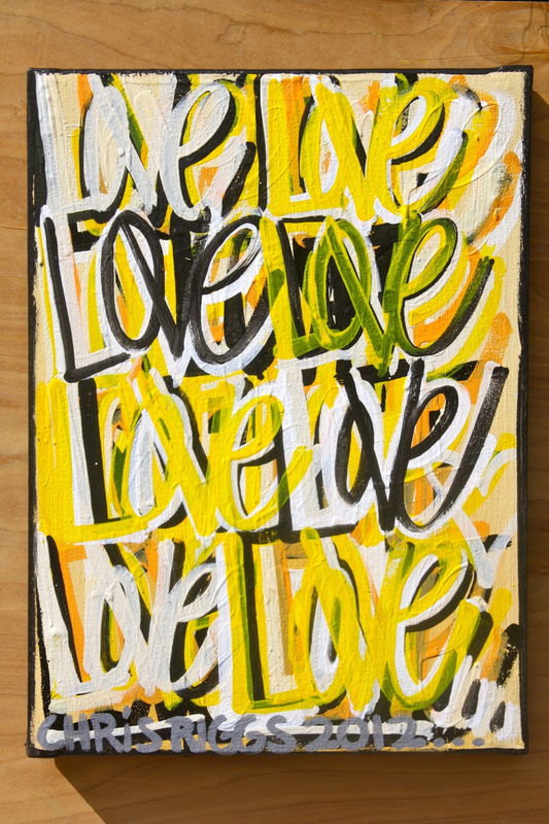 ORIGINAL Valentine's Day Love Contemporary Painting Fine Art Acrylic ...