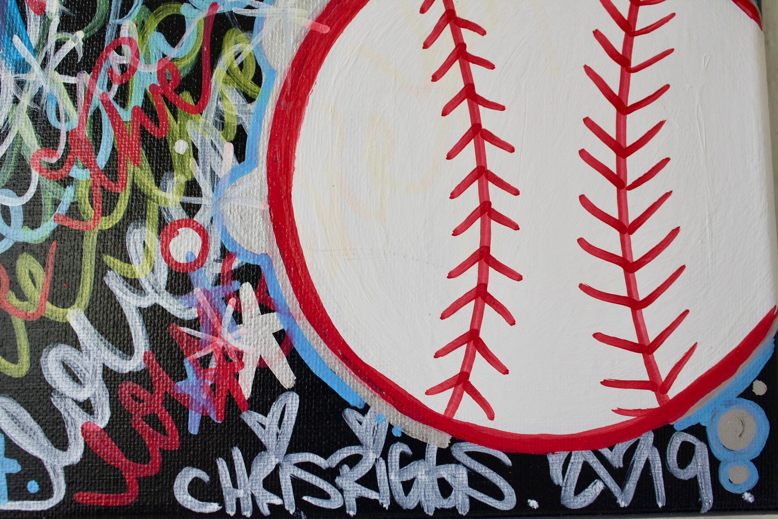 16 X 20 Inches Yankees Baseball Love Street Art Graffiti - Etsy