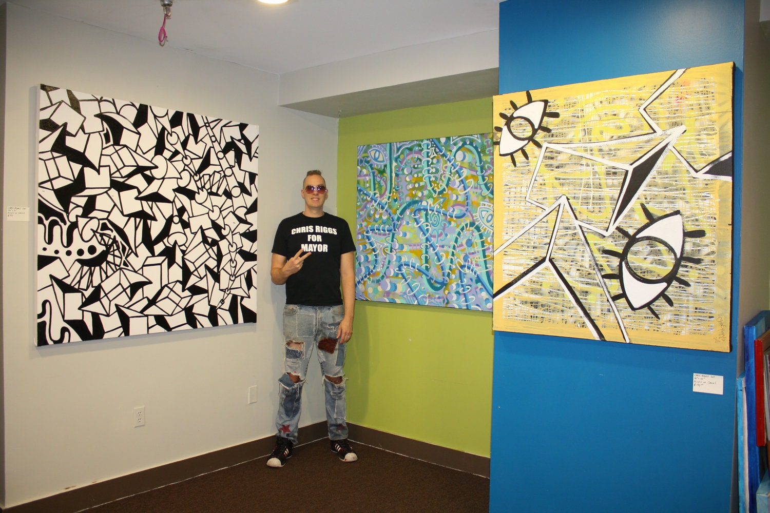 ORIGINAL Surrealism Cubism Abstract Street Art Urban Spray Paint Pop ...