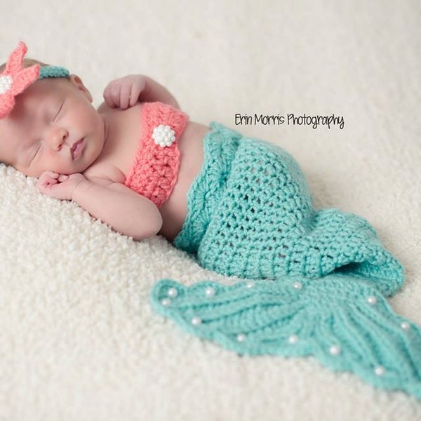 Newborn Mermaid Outfit - Etsy