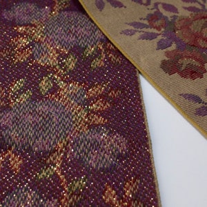 Vintage Tapestry Ribbon 4 X 1 Yard Gold Metallic - Etsy