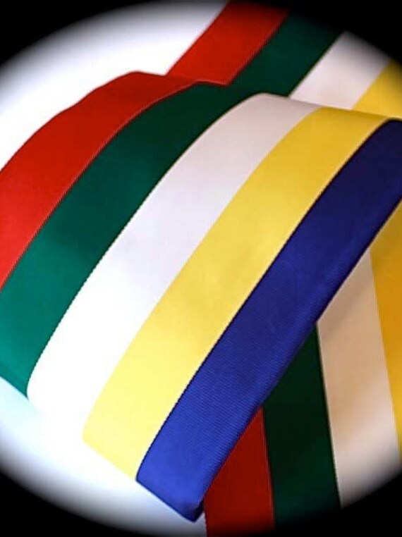 Straight Edge Acetate Stripes 4 X 1 Yard Red Green - Etsy