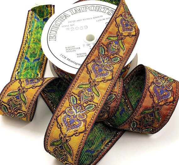 Europa Ribbon 1-1/2 X 1 Yard Renaissance Style Ribbon in - Etsy