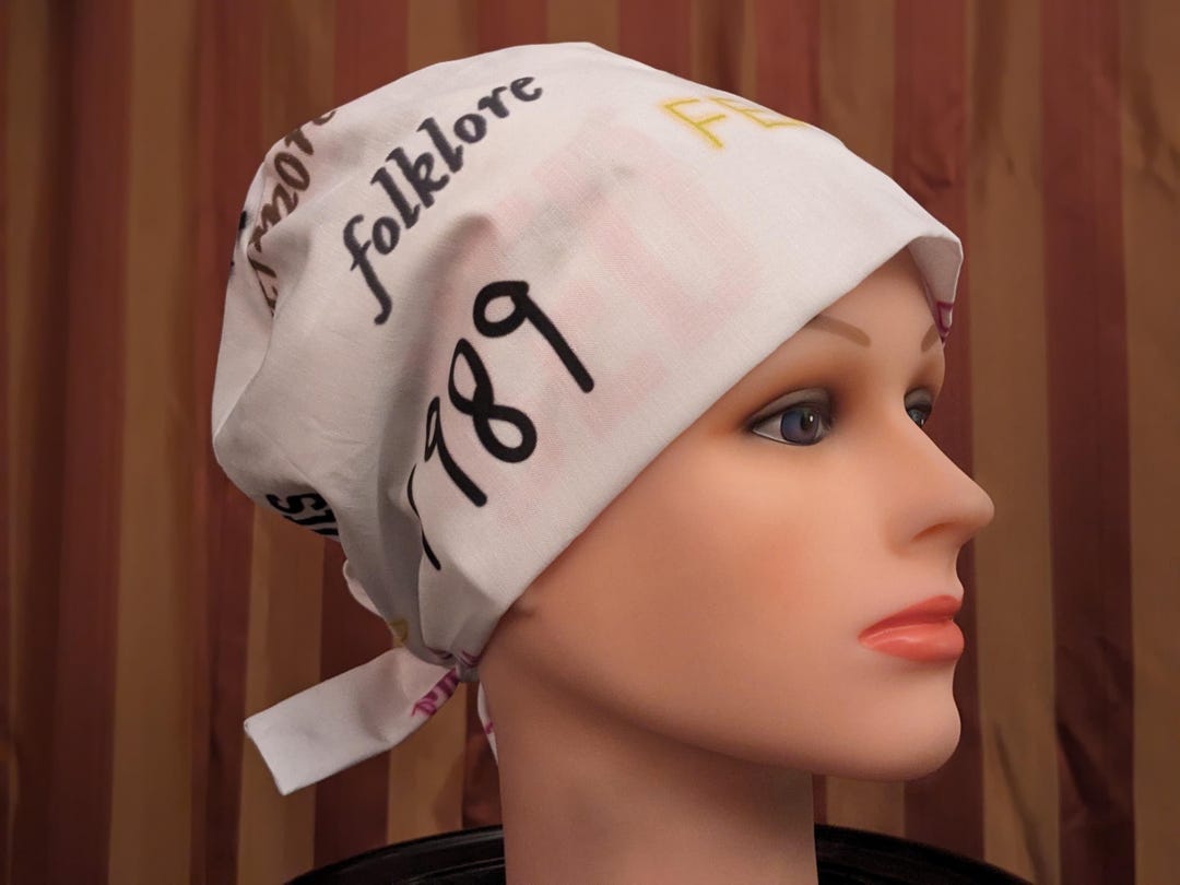 Taylor Swift Anesthesia Scrub Hat: Women's Tie Back Cotton Scrub Cap - Etsy