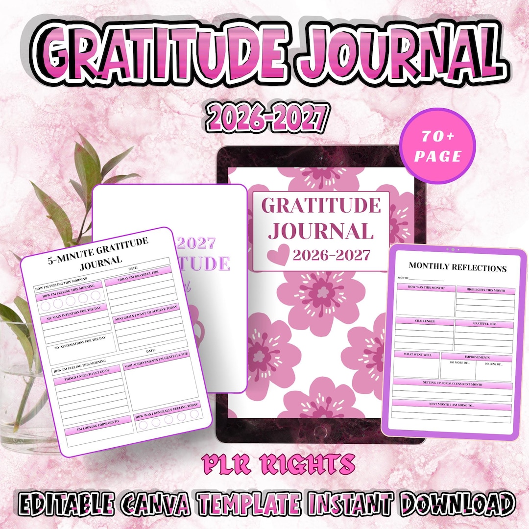 Buy Gratitude Journal 2026-2027 | Mindfulness Planner, Daily Reflection ...