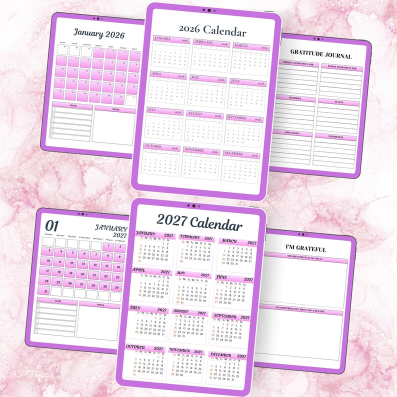 Gratitude Journal 2026-2027 | Mindfulness Planner, Daily Reflection ...