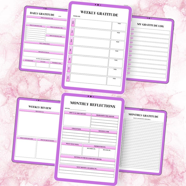 Gratitude Journal 2026-2027 | Mindfulness Planner, Daily Reflection ...