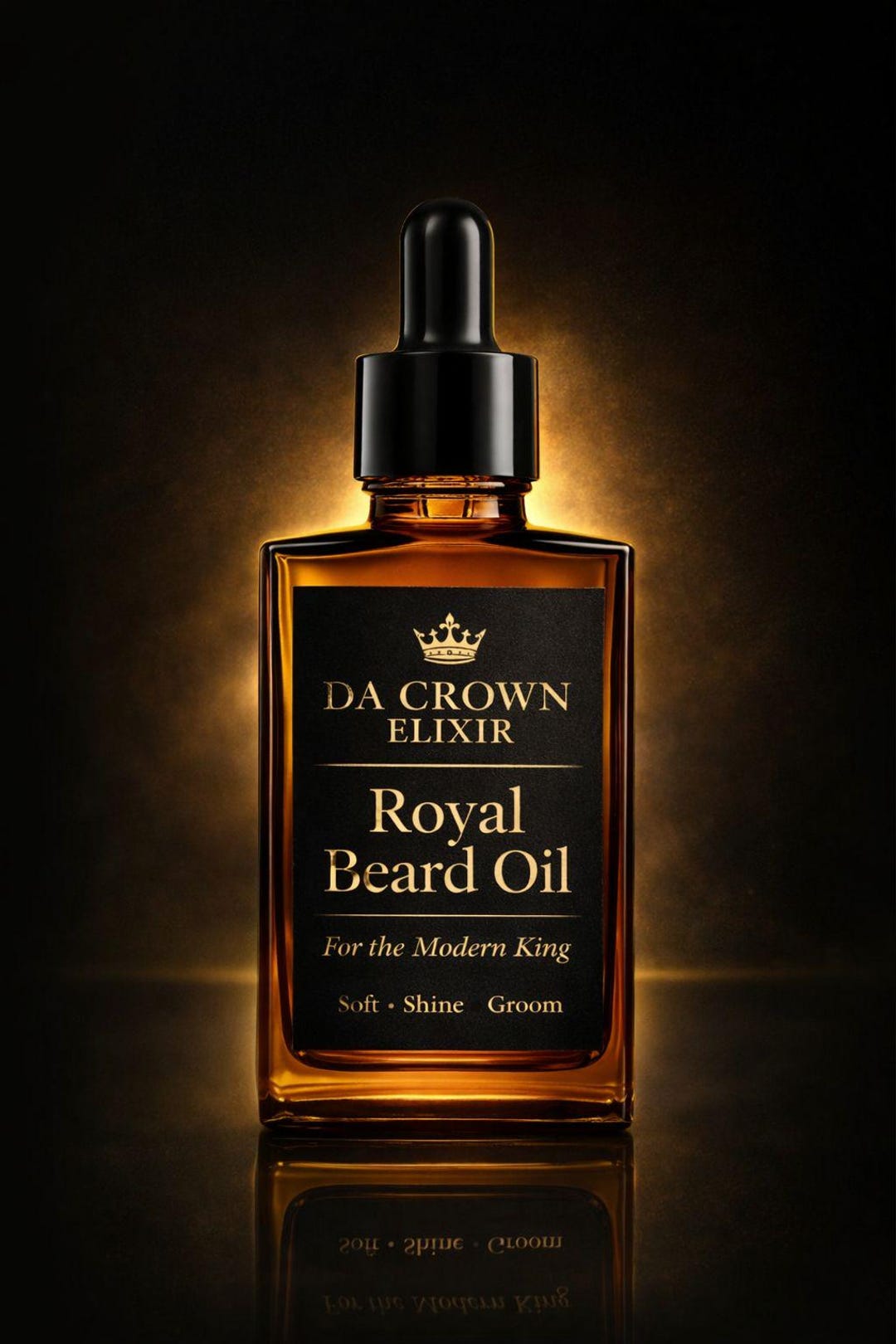 DA Crown Elixir Royal Beard Oil, Natural Grooming for Men - Etsy