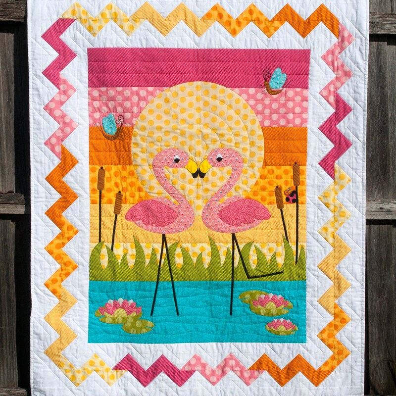 Flamingo Quilt Pattern - Etsy