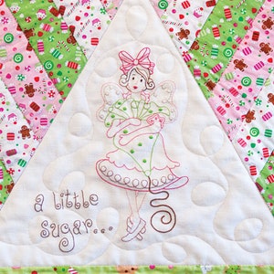 Christmas Angel Stitchery Table Topper PDF Pattern - Etsy