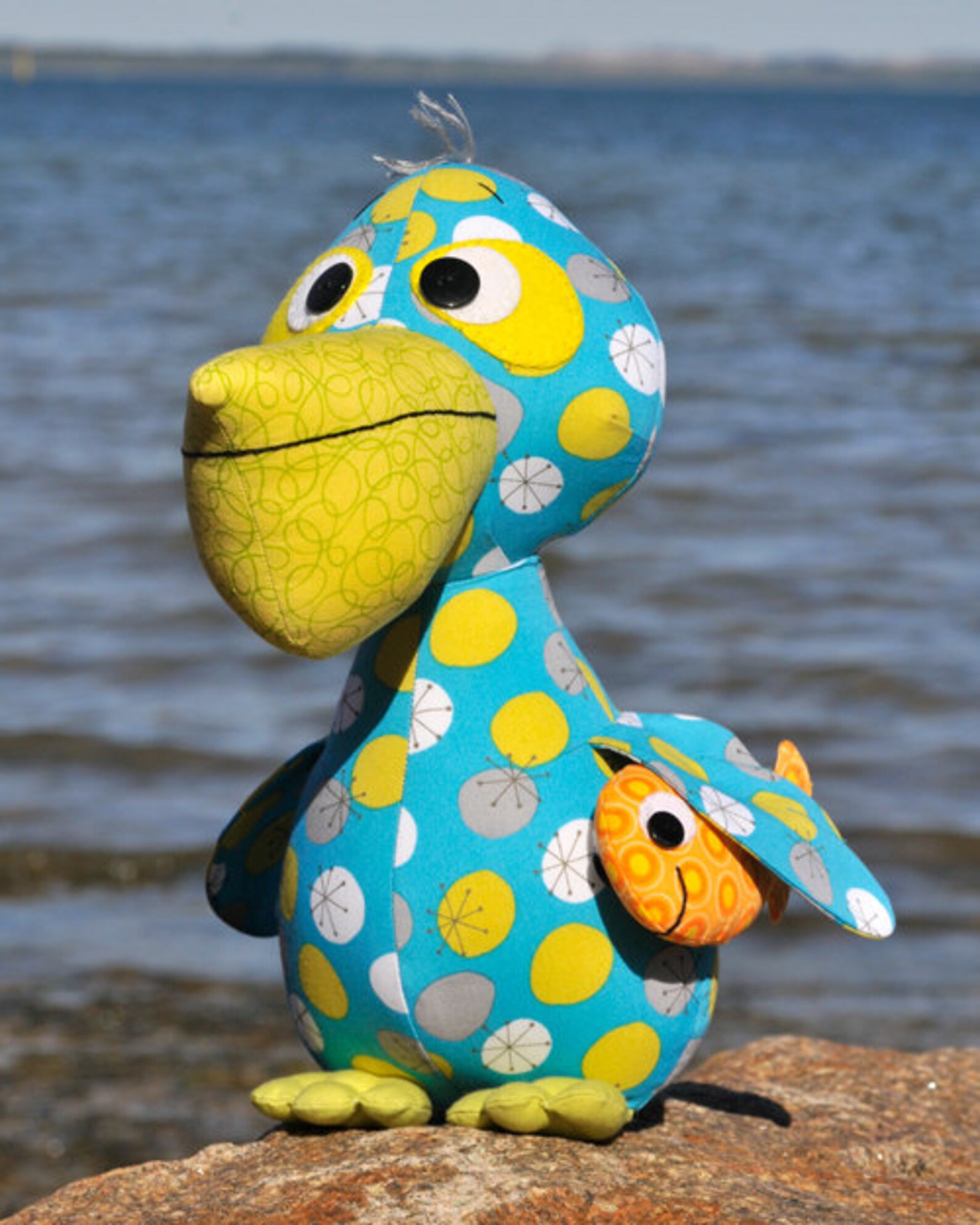 Paddy The Pelican Toy Softie Pdf Pattern Etsy