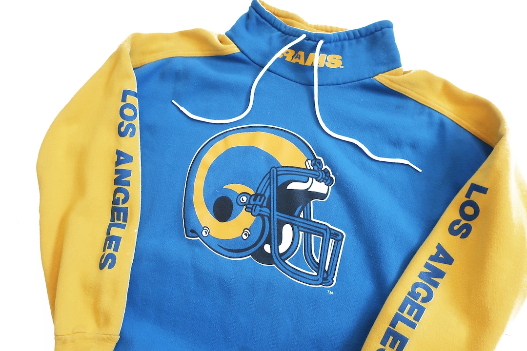 LA Rams Sweatshirt / 90s Rams Sweatshirt / 1990s Los Angeles Rams Spell ...