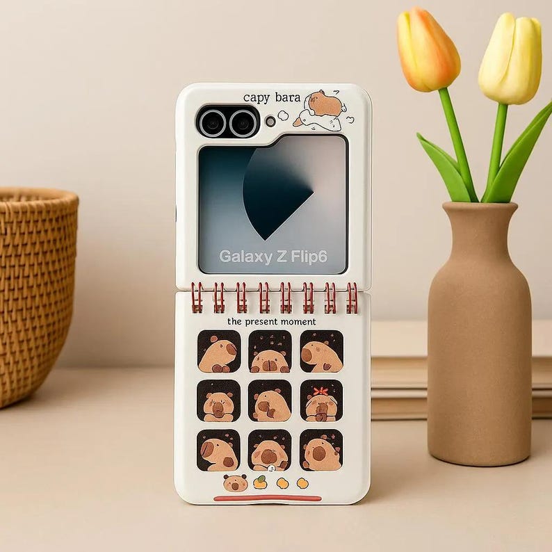 Korean Cartoon Notebook Phone Case: Samsung Z Flip & Motorola Razr - Etsy