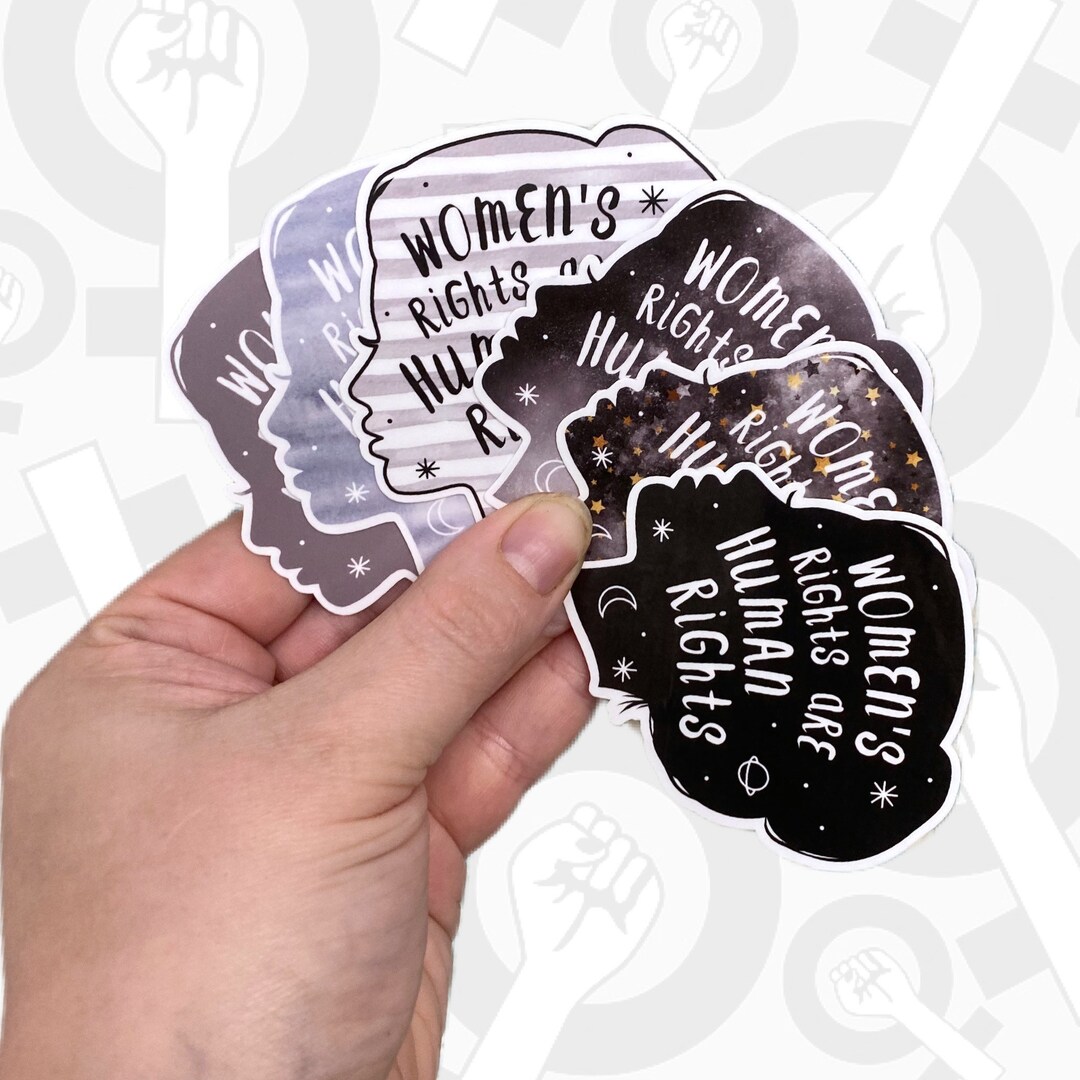 Monochrome Womens Rights Stickers - Etsy