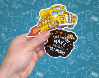 The Magic School Bus Sticker - Etsy