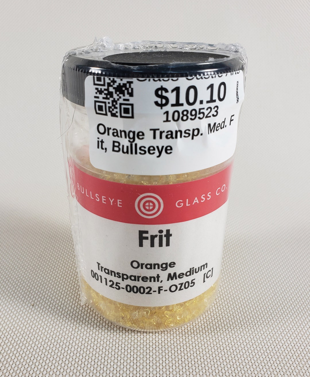 ORANGE - Bullseye 90 COE Frit 5 Oz. Jar - Transparent Orange Medium ...