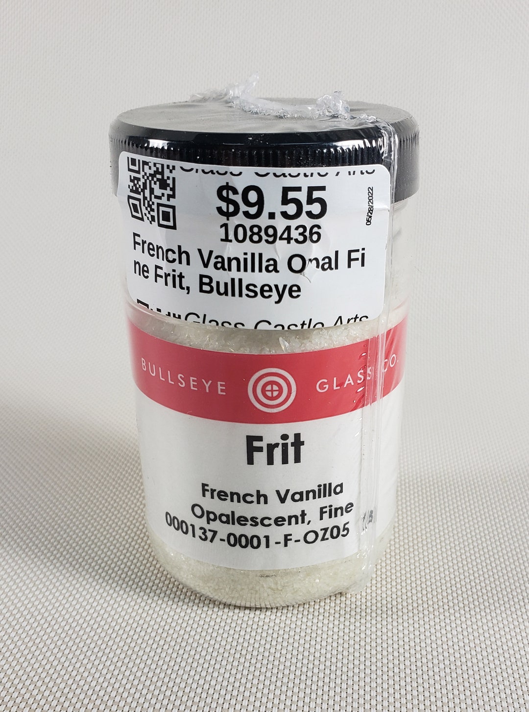 FRENCH VANILLA - Bullseye 90 COE Frit 5 Oz. Jar - Opalescent French ...