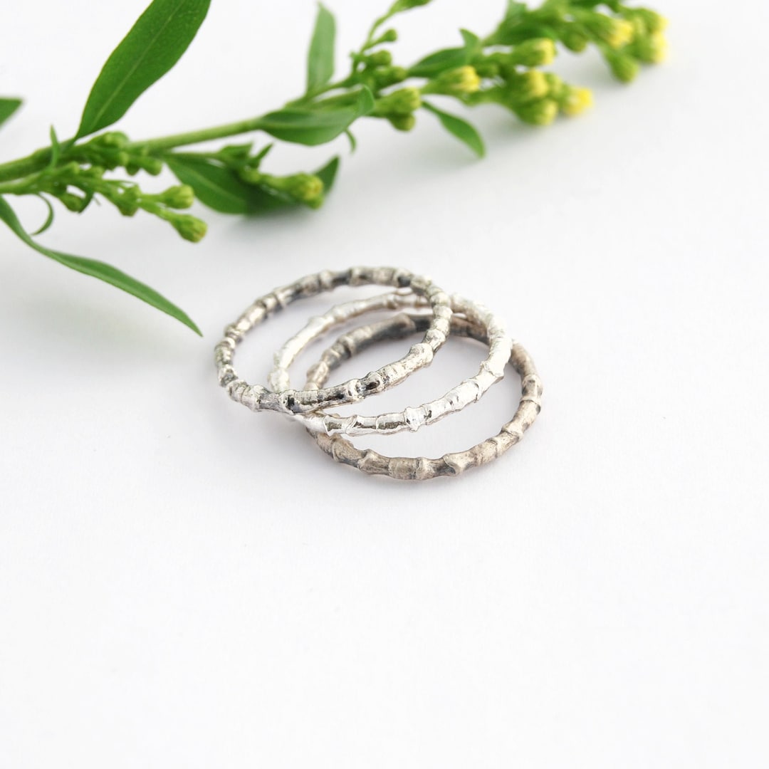 Maple Branch Ring. Sterling Silver Ring. Silver Branch Ring. Twig Ring ...