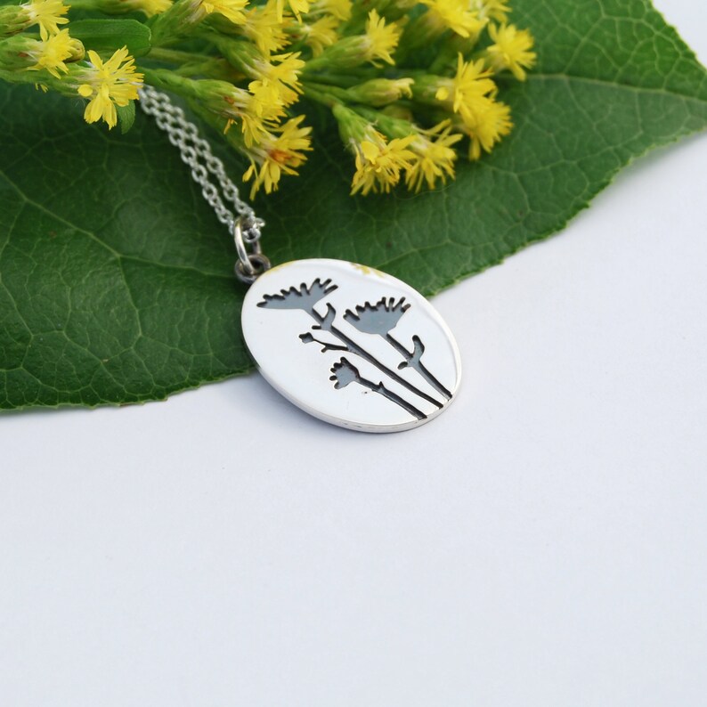 Daisies Medaillon Daisy Pendant Silver Daisies Pendant - Etsy