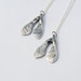 Disamara Necklace - Maple Seed Necklace - Silver Maple Seed - Samara ...