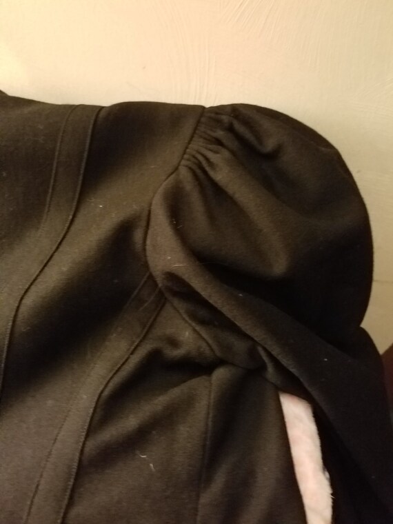 VICTORIAN BLACK wool walking jacket Washington DC - Gem