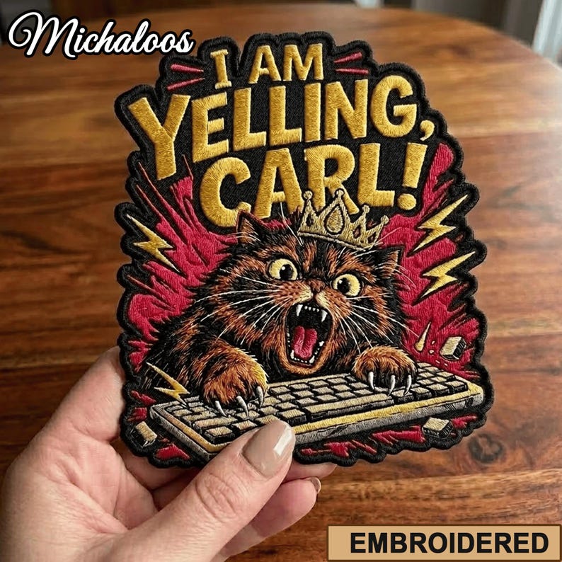 Princess Donut & Dungeon Crawler Carl Fan Art Embroidered Patch, I Am ...