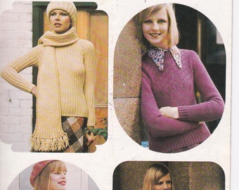 Paton's Aran for Two, Knitting Pattern Book No 984 Vintage 1970s - Etsy