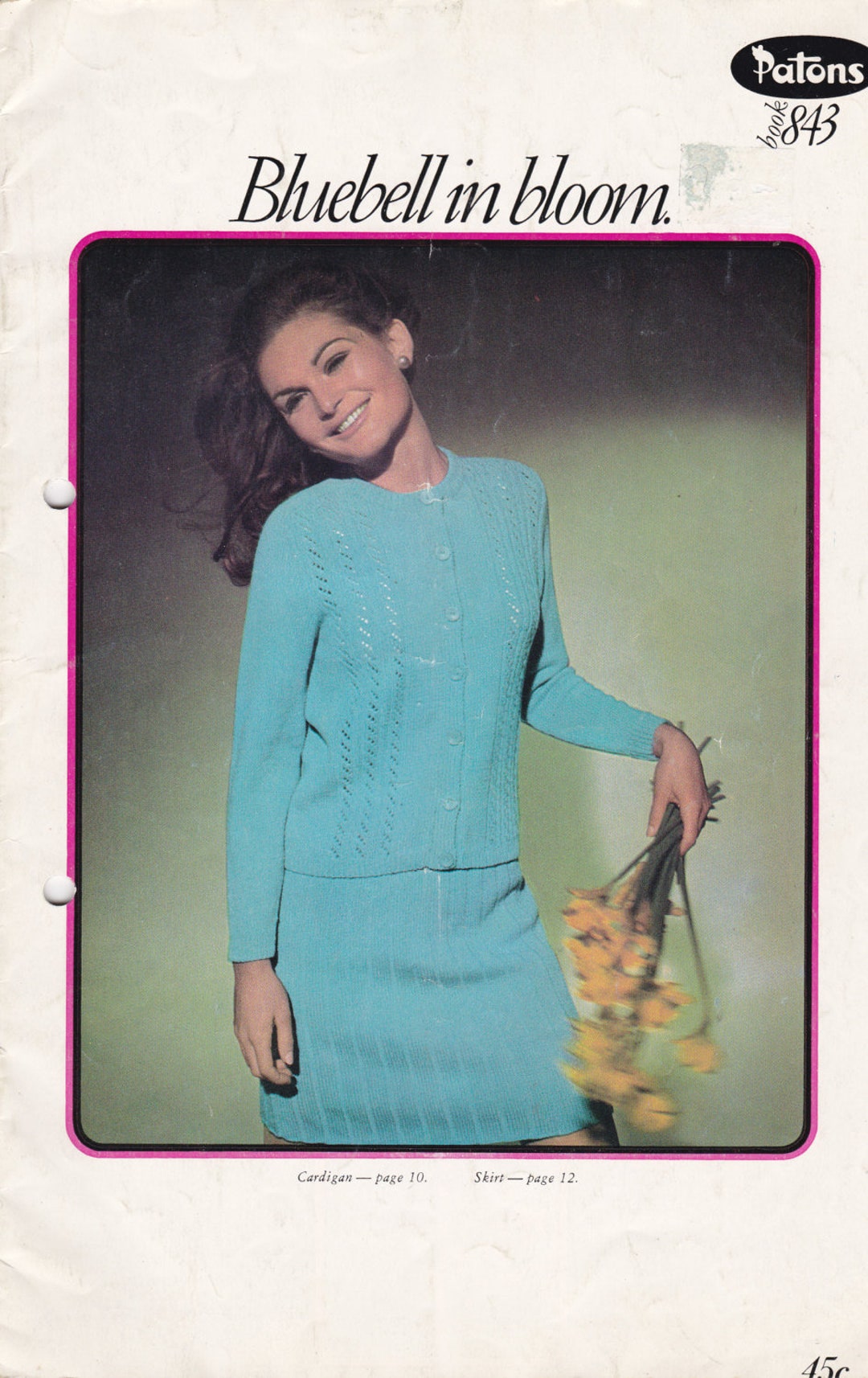 On Sale - Paton's Knitting Pattern No 843 Womens in Paton's, Bluebell ...