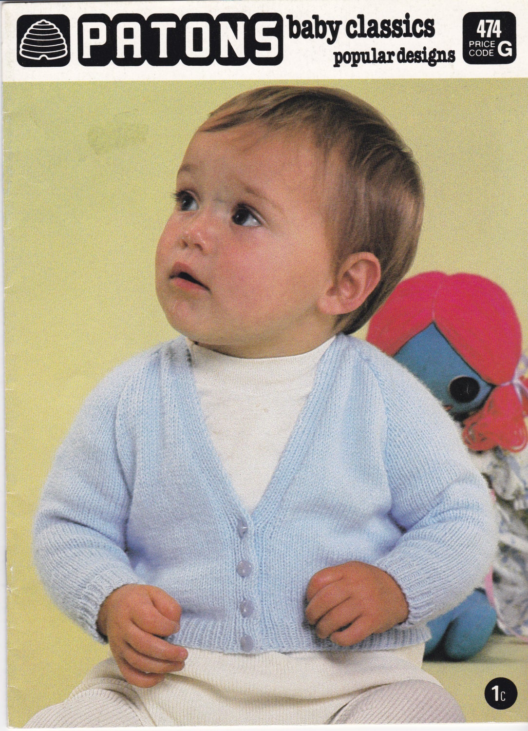 Patons Baby Classics Popular Designs Knitting Designs for Baby Pattern ...