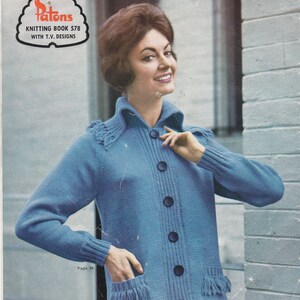 Paton's Knitting Pattern No 578 for Women/ladies in Totem Knitting Wool ...