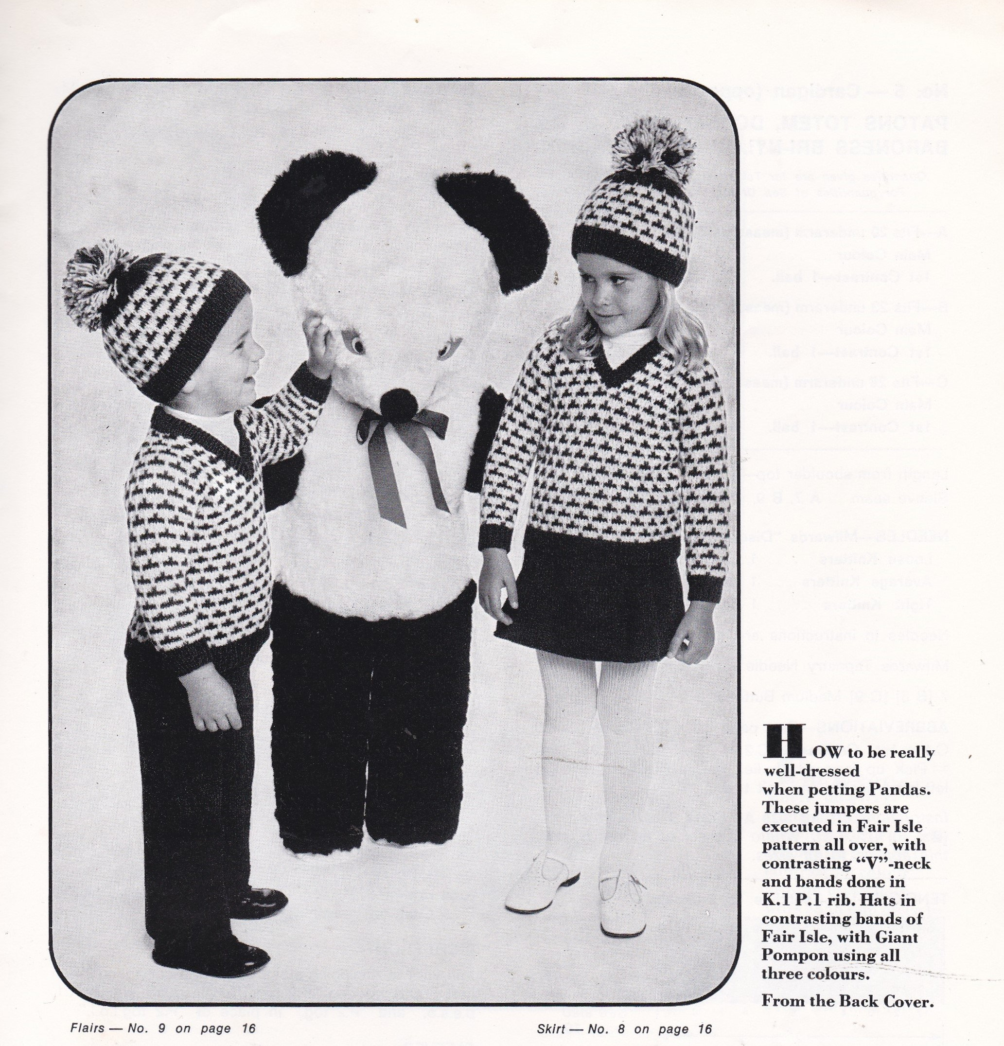 Patons Knitting Pattern No 976 in Totem A Small World in Totem Toddlers ...