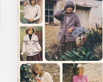 Paton's Aran for Two, Knitting Pattern Book No 984 Vintage 1970s - Etsy