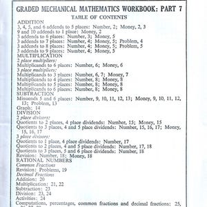 Graded Mechanical Mathematics Workshop - No 7 - Department of Education ...