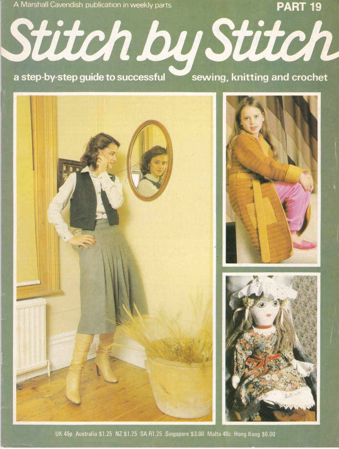 Vintage 1970s Stitch by Stitch Magazine – Sewing, Knitting & Crochet ...
