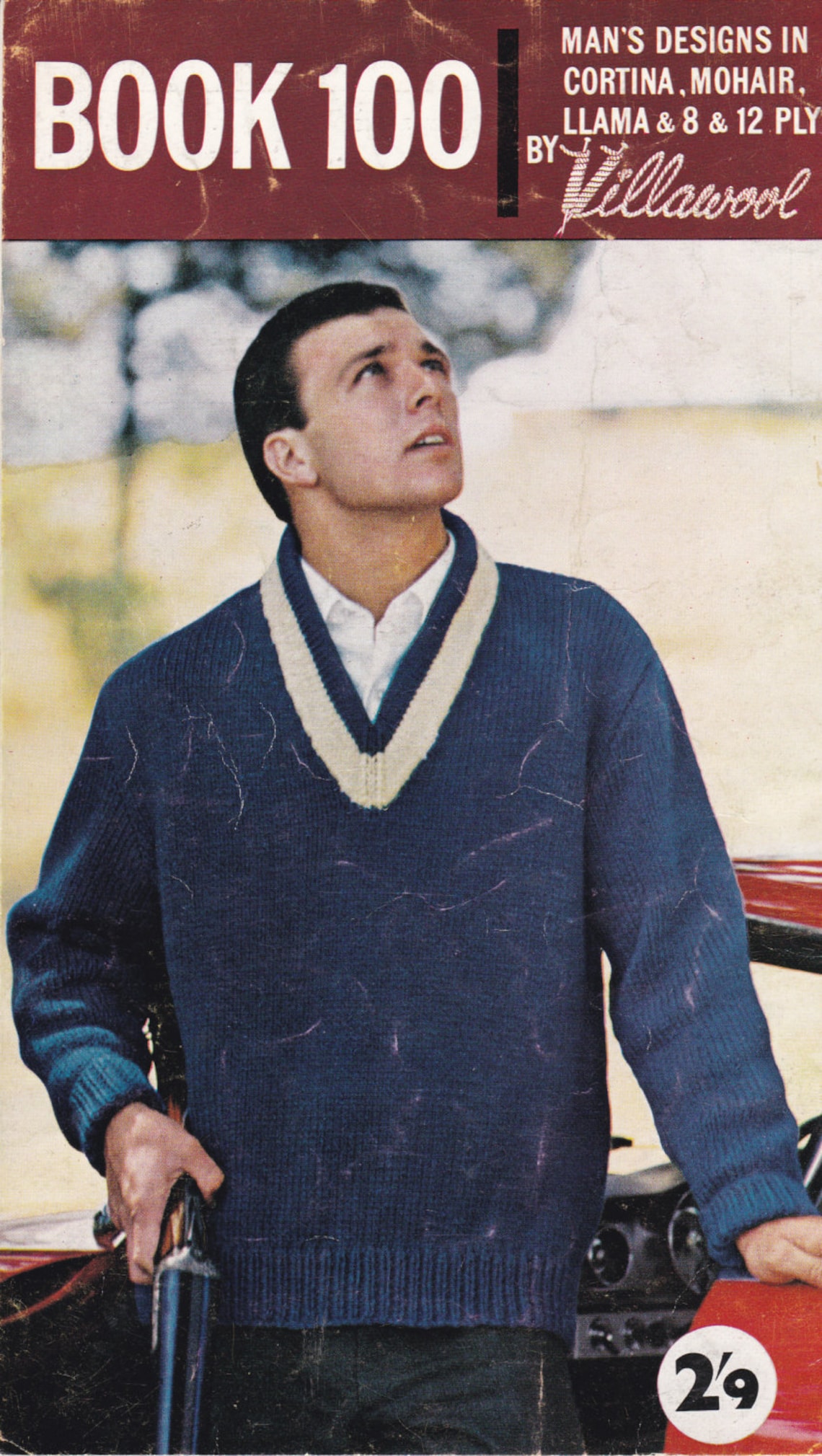 On Sale Villawool Men's Knitting Pattern Book No 100 Vintage 1960s - Etsy