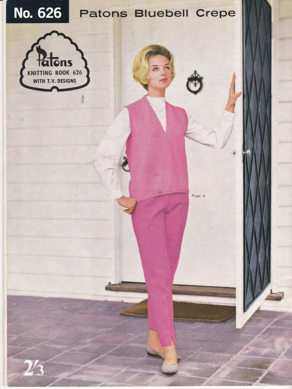 On Sale - Paton's Knitting Pattern in Bluebell (vintage 1960s) No 626 ...