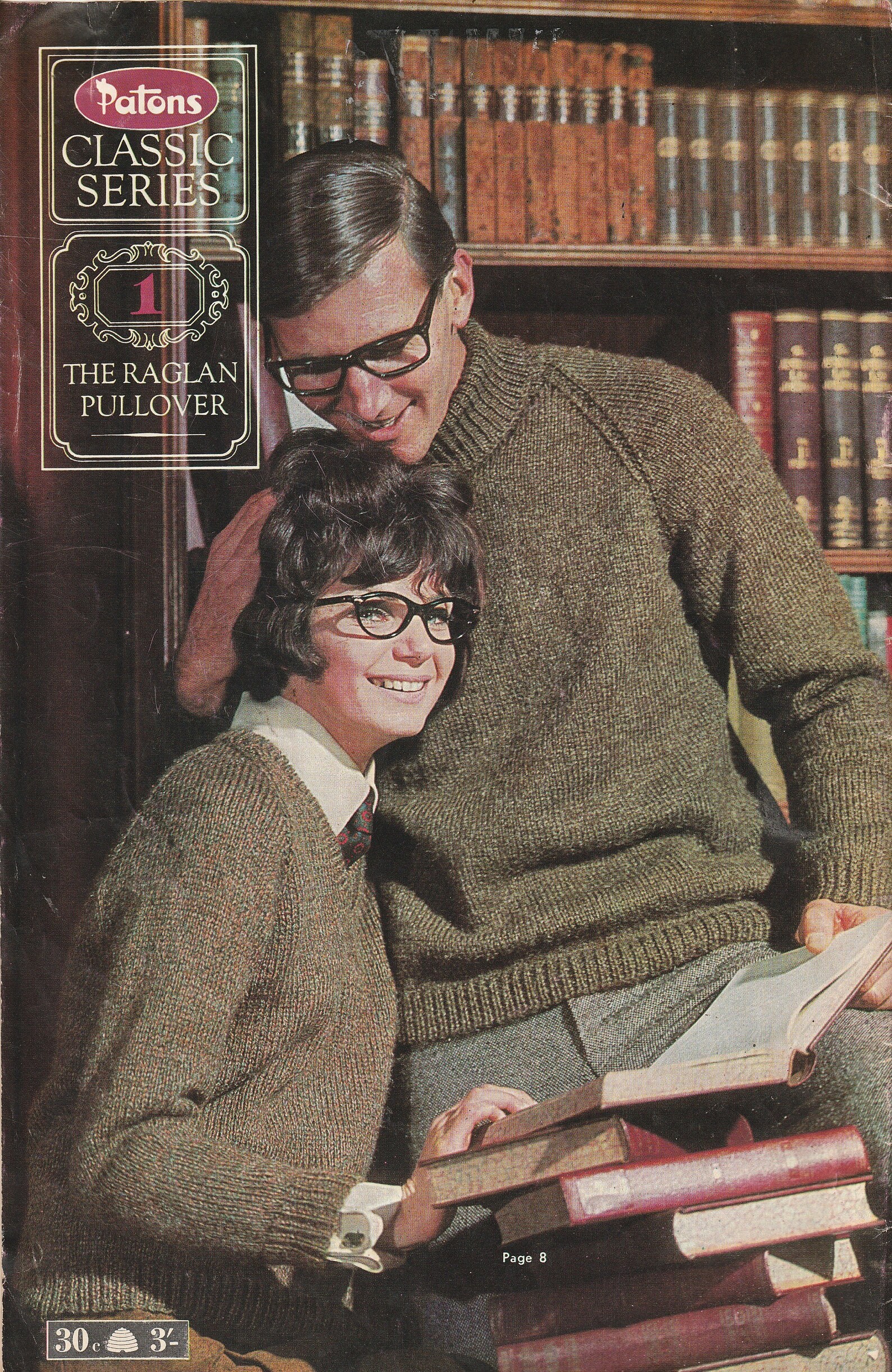 Paton's Classic Series Knitting Pattern No 1 Raglan Pullovers vintage ...