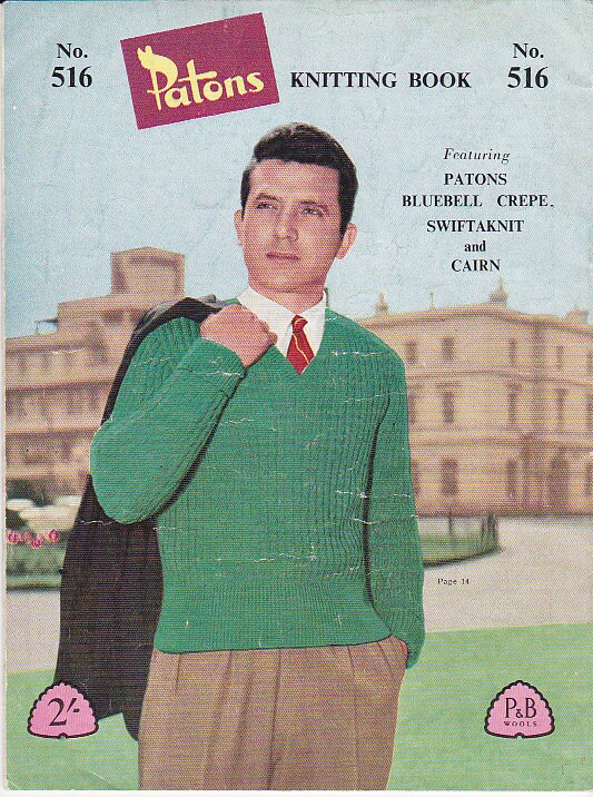 On Sale Patons Knits for Men and Boys Vintage Knitting Book - Etsy ...