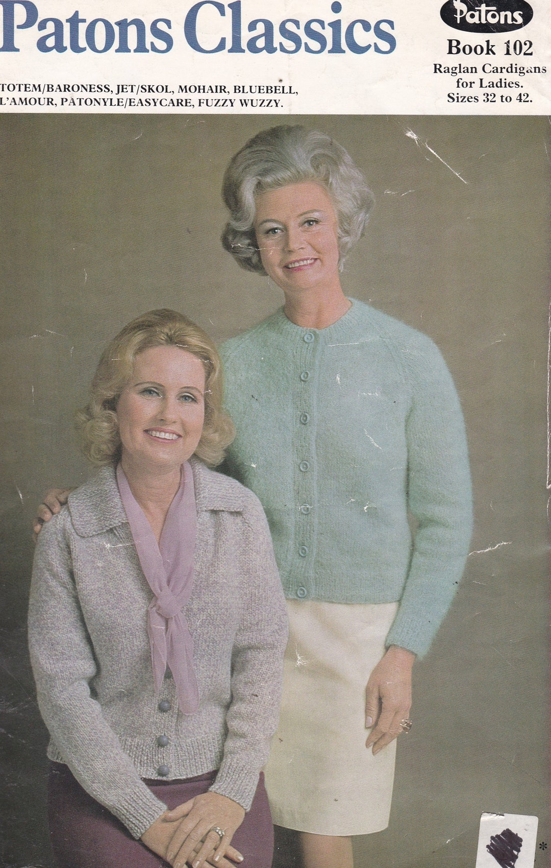 On Sale - Patons Womens Knitting Book No 102 Vintage 1970's - Patons ...
