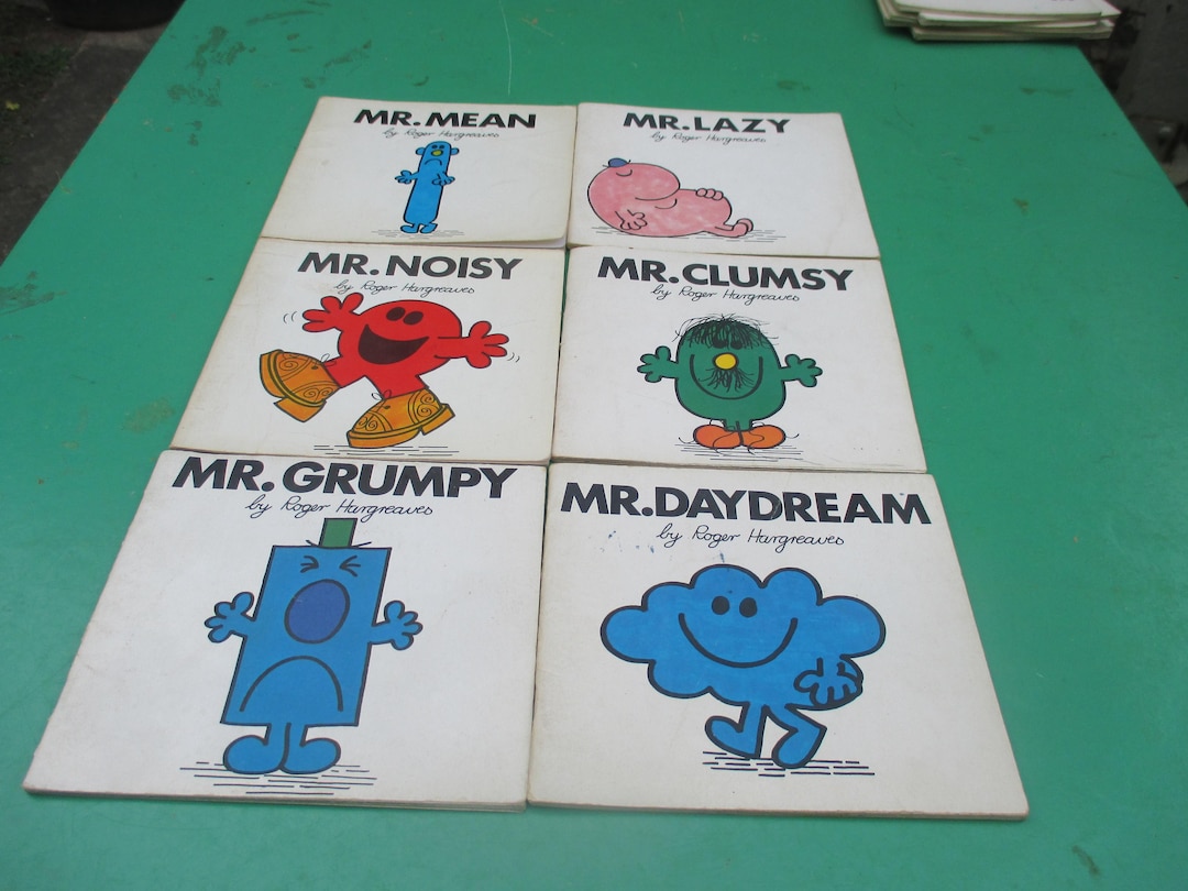 Mr Men - Childrens Story Book by Roger Hargreaves - Vintage 1970s ...