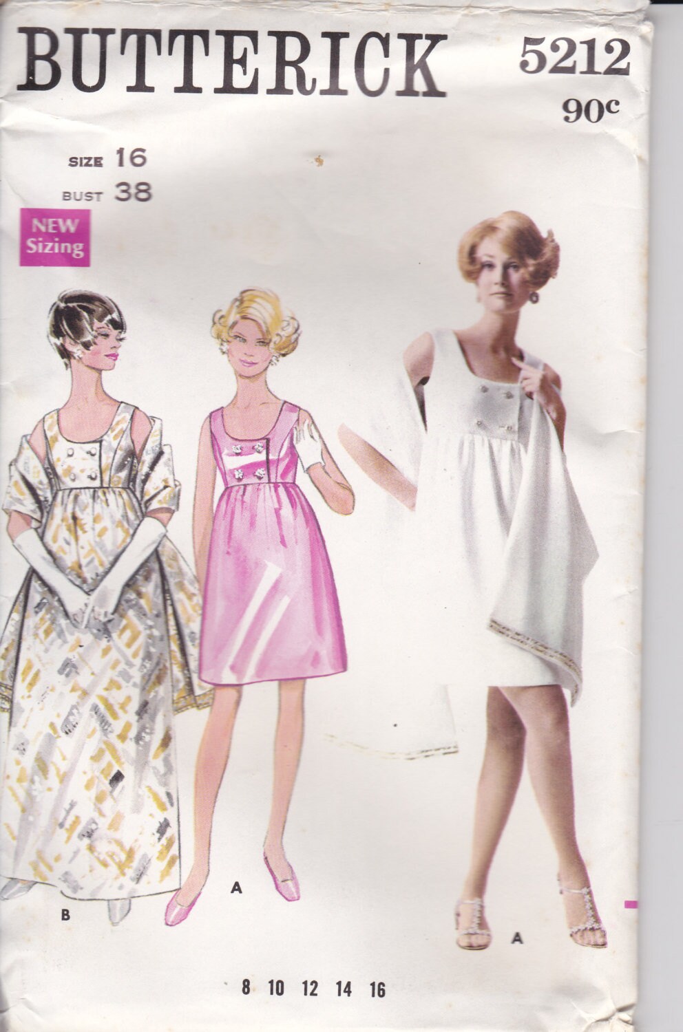 Sewing Sewing & Needlecraft 16 Butterick 6312 Misses Uncut Factory-Fold ...