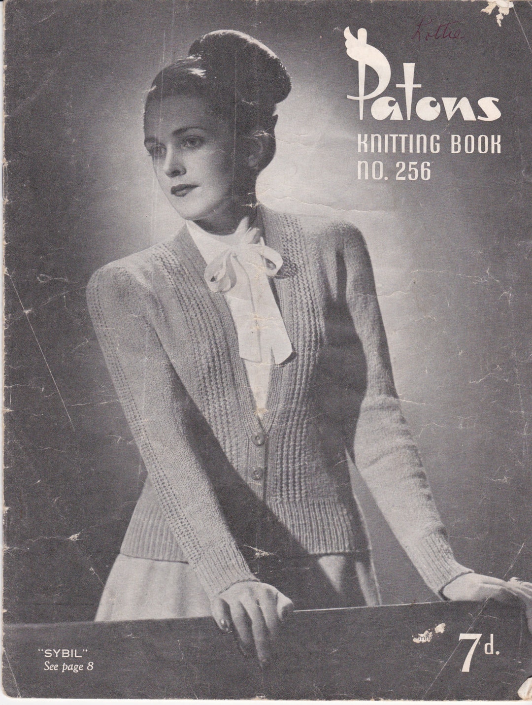 Vintage 1940s - Paton's Knitting Pattern No 256 for Women/ladies ...